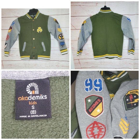 Akademiks | Shirts & Tops | Akademiks Kids Small 8 Embroidered Patch ...